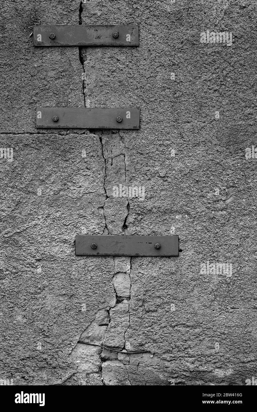 Connected to wall Black and White Stock Photos & Images - Alamy