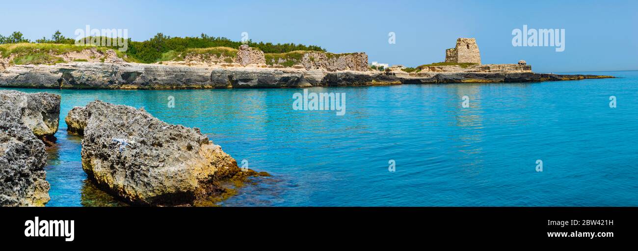 Holiday in Apulia. The important archaeological site and tourist resort ...