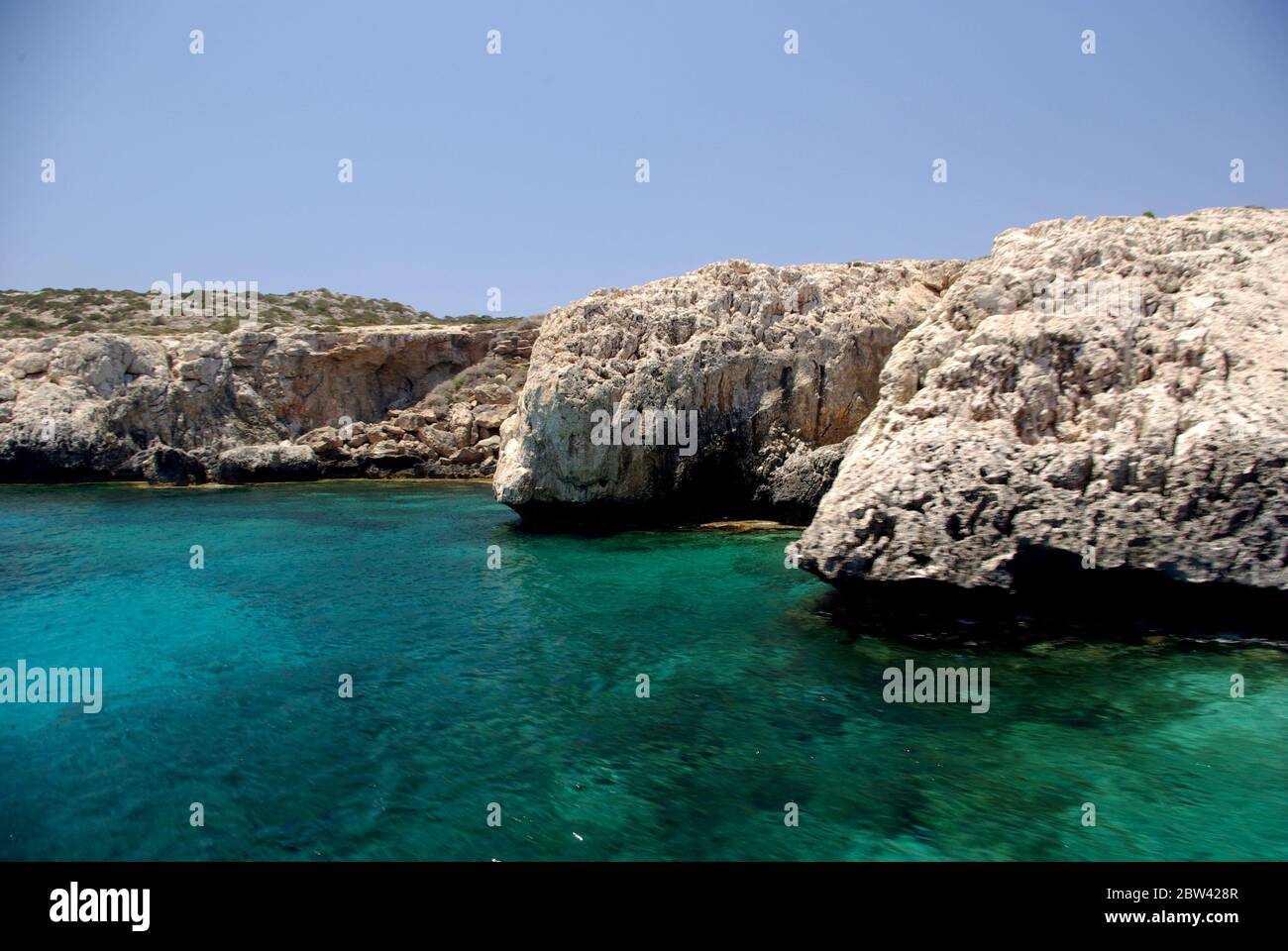 Cape Greco Sea Caves, Cyprus Stock Photo - Alamy