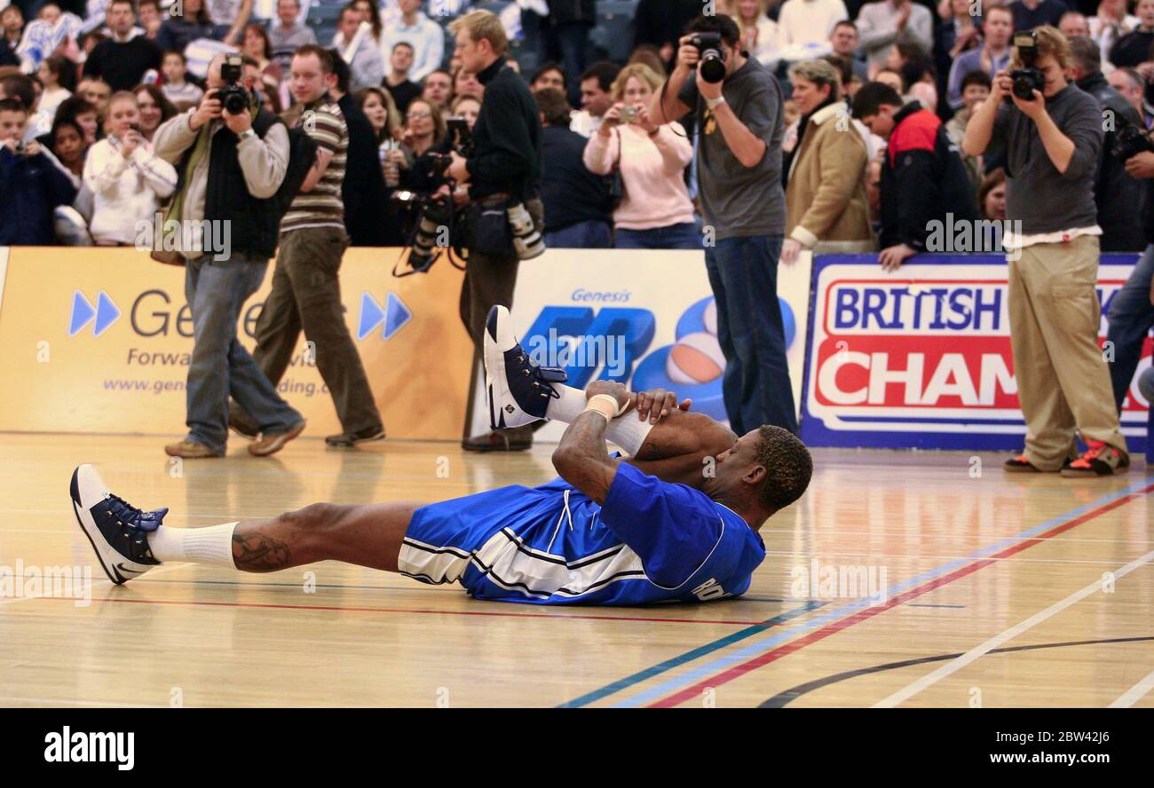 Dennis Rodman during Genesis Brighton Bears vs Guildford Heat at The ...