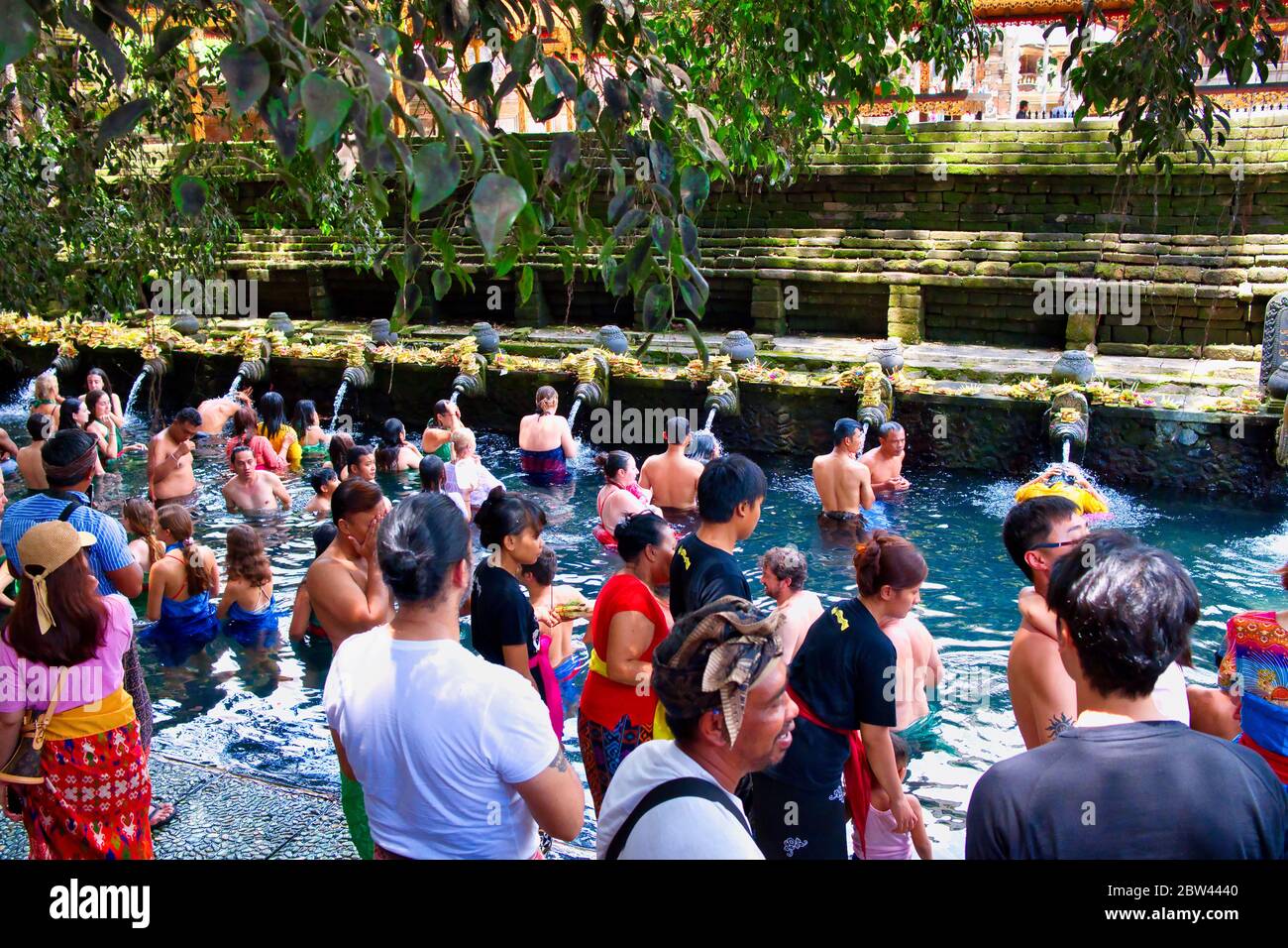 Holy spring water temple in Bali,Indonesia. (Indonesian:Pura Tirta ...