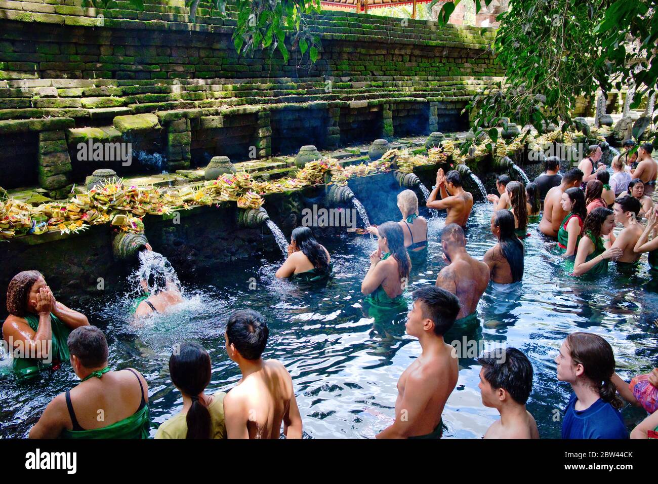 Holy spring water temple in Bali,Indonesia. (Indonesian:Pura Tirta ...