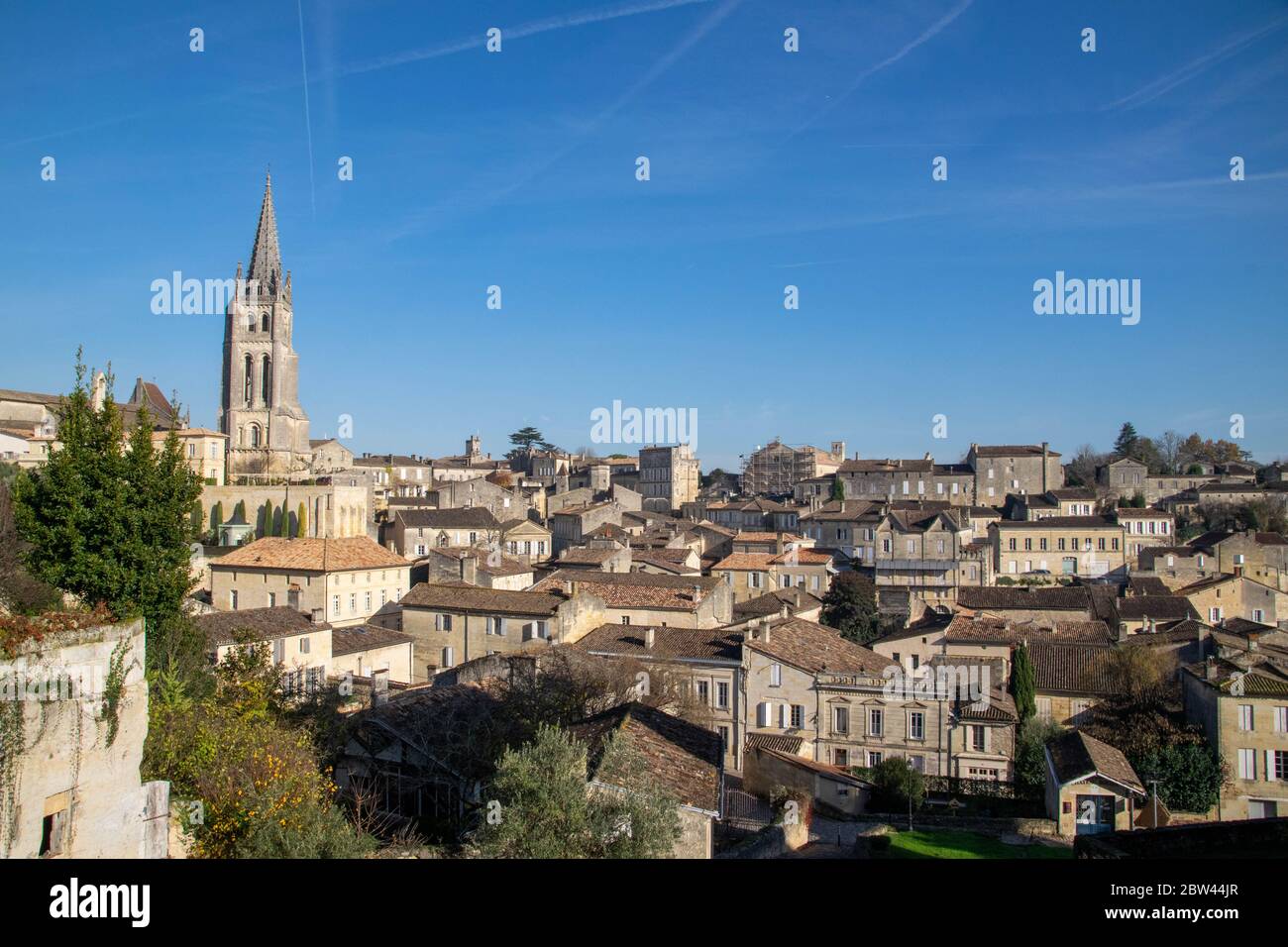 Rooftops of Saint Emilion Stock Photo - Alamy