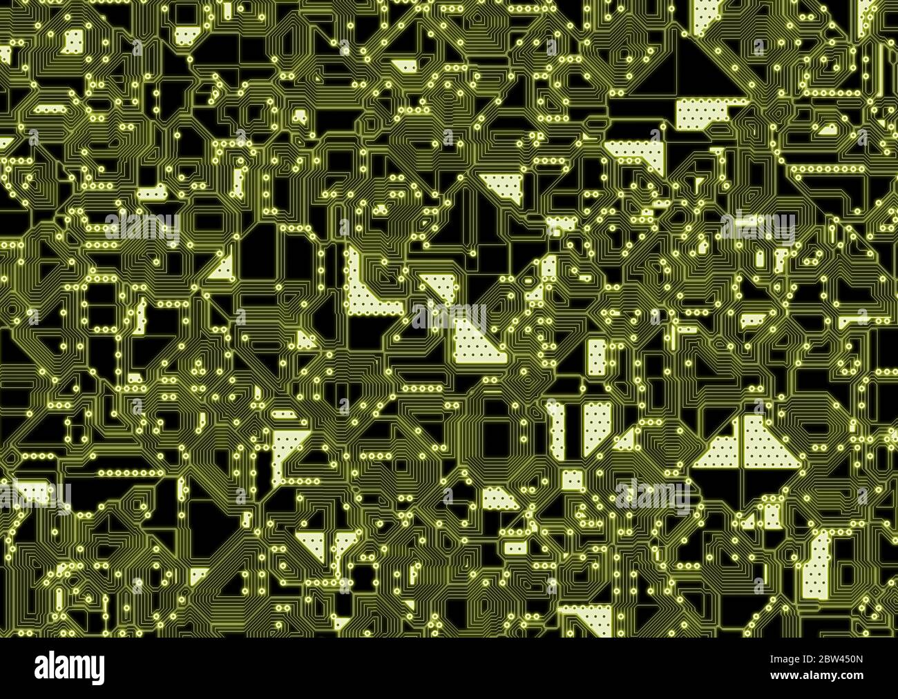 Tron Circuit Pattern