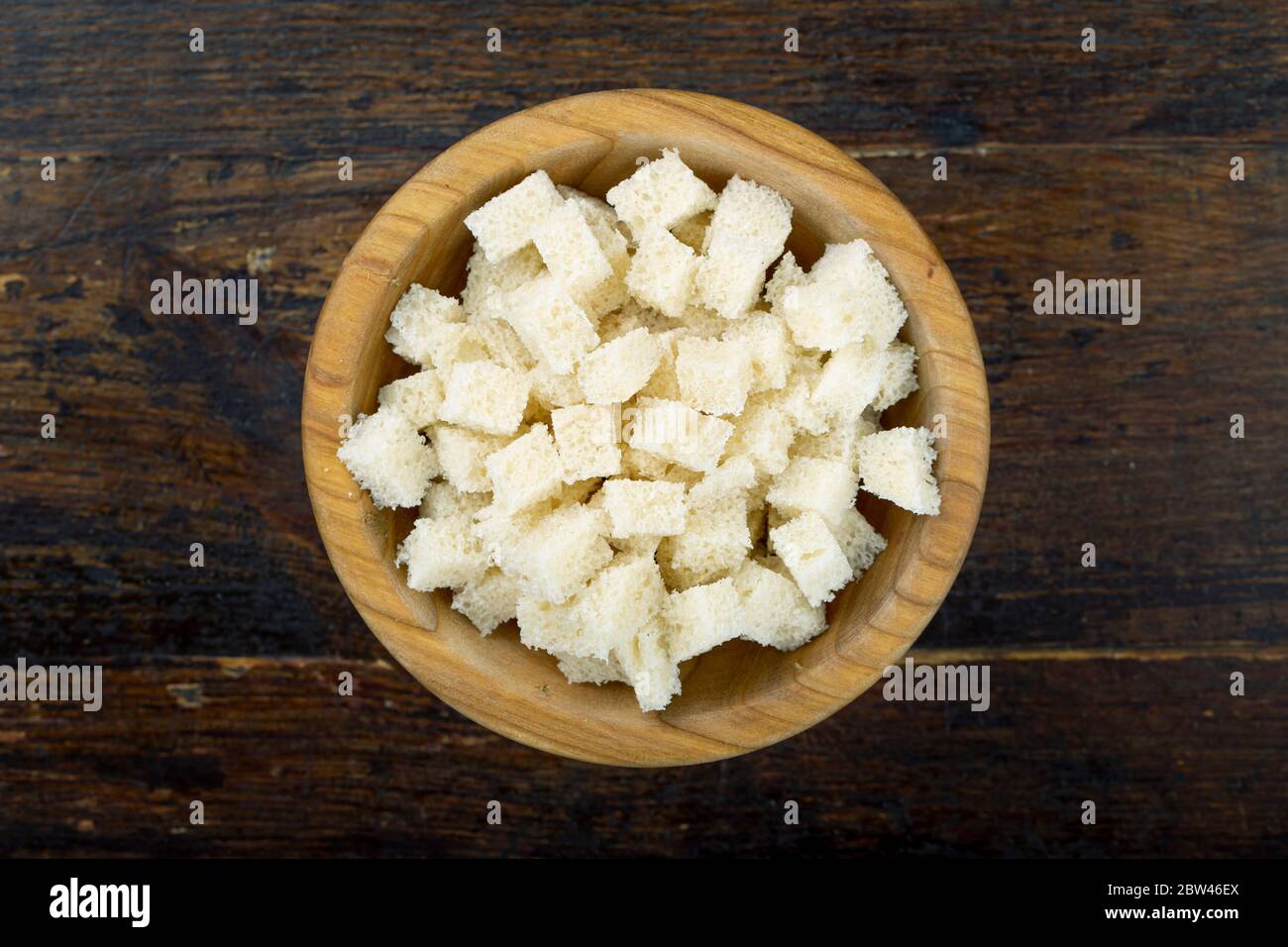 Diced white bread hi-res stock photography and images - Alamy