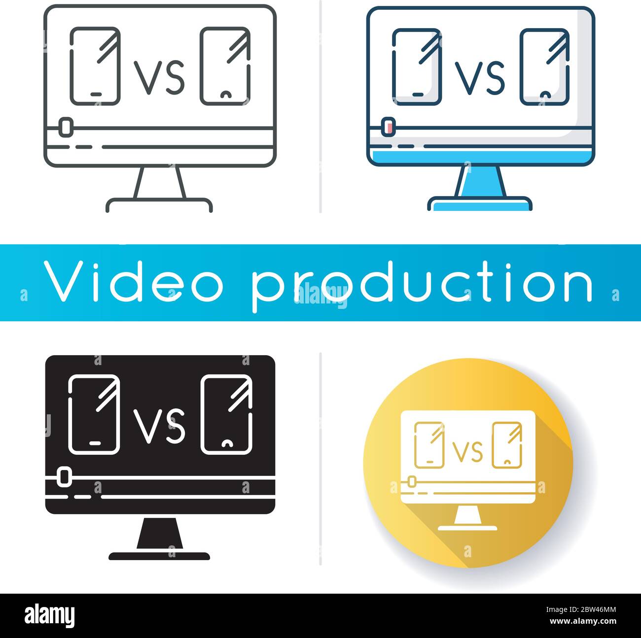 Video comparison hi-res stock photography and images - Alamy