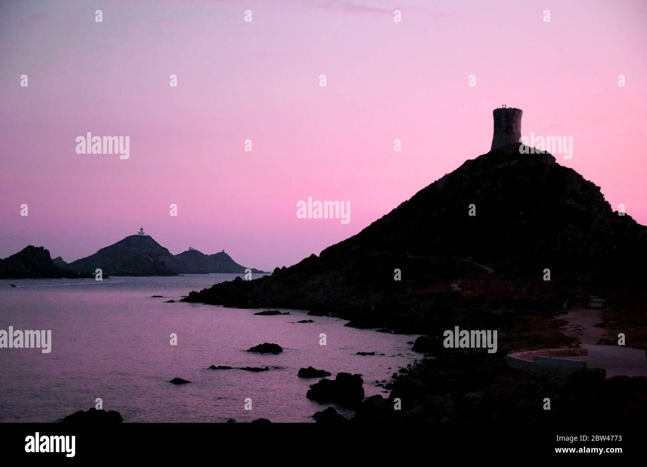 Sunset at the sanguinary islands hi-res stock photography and images ...