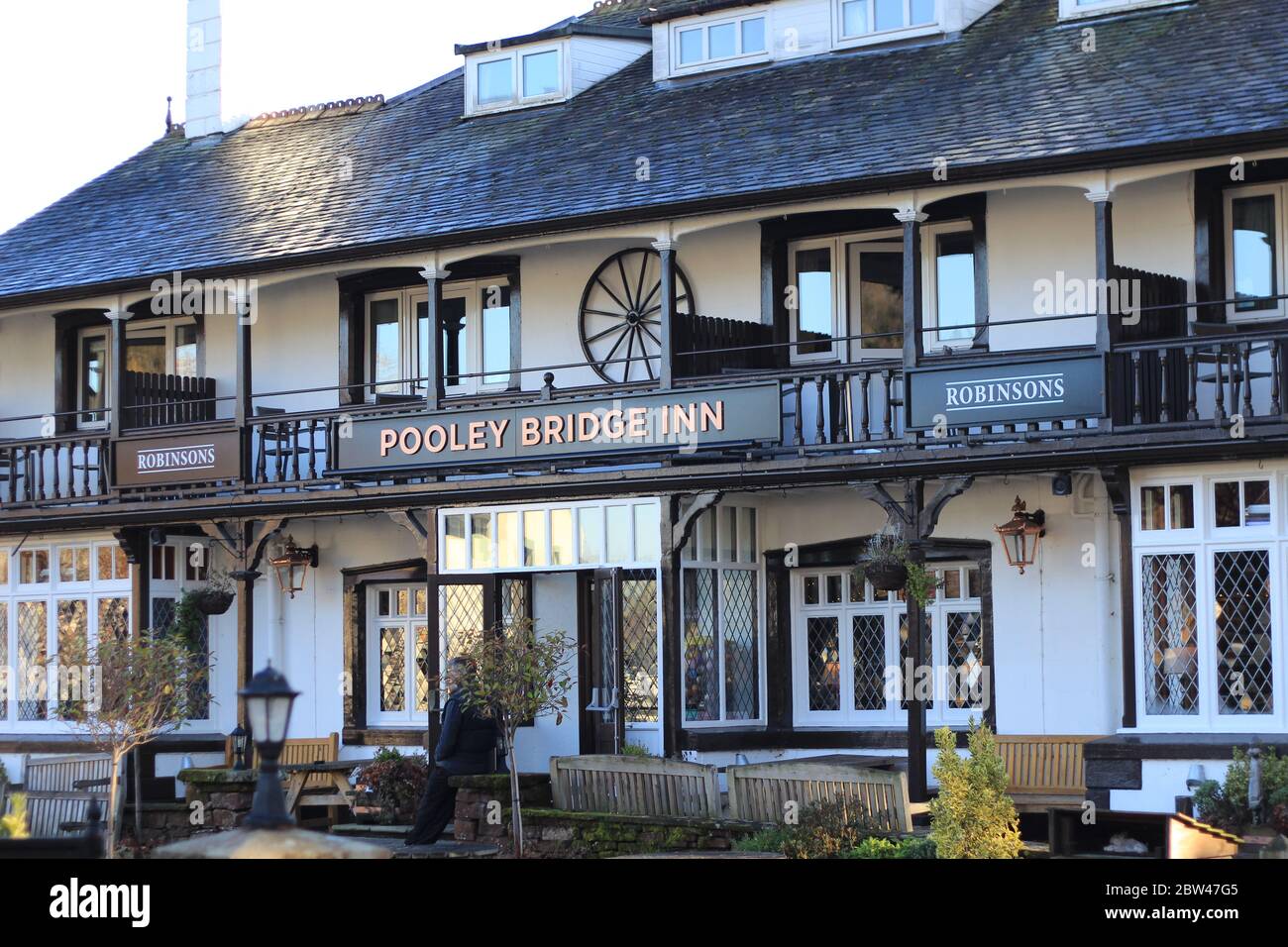 Pooley Bridge Inn, Cumbria Stock Photo - Alamy
