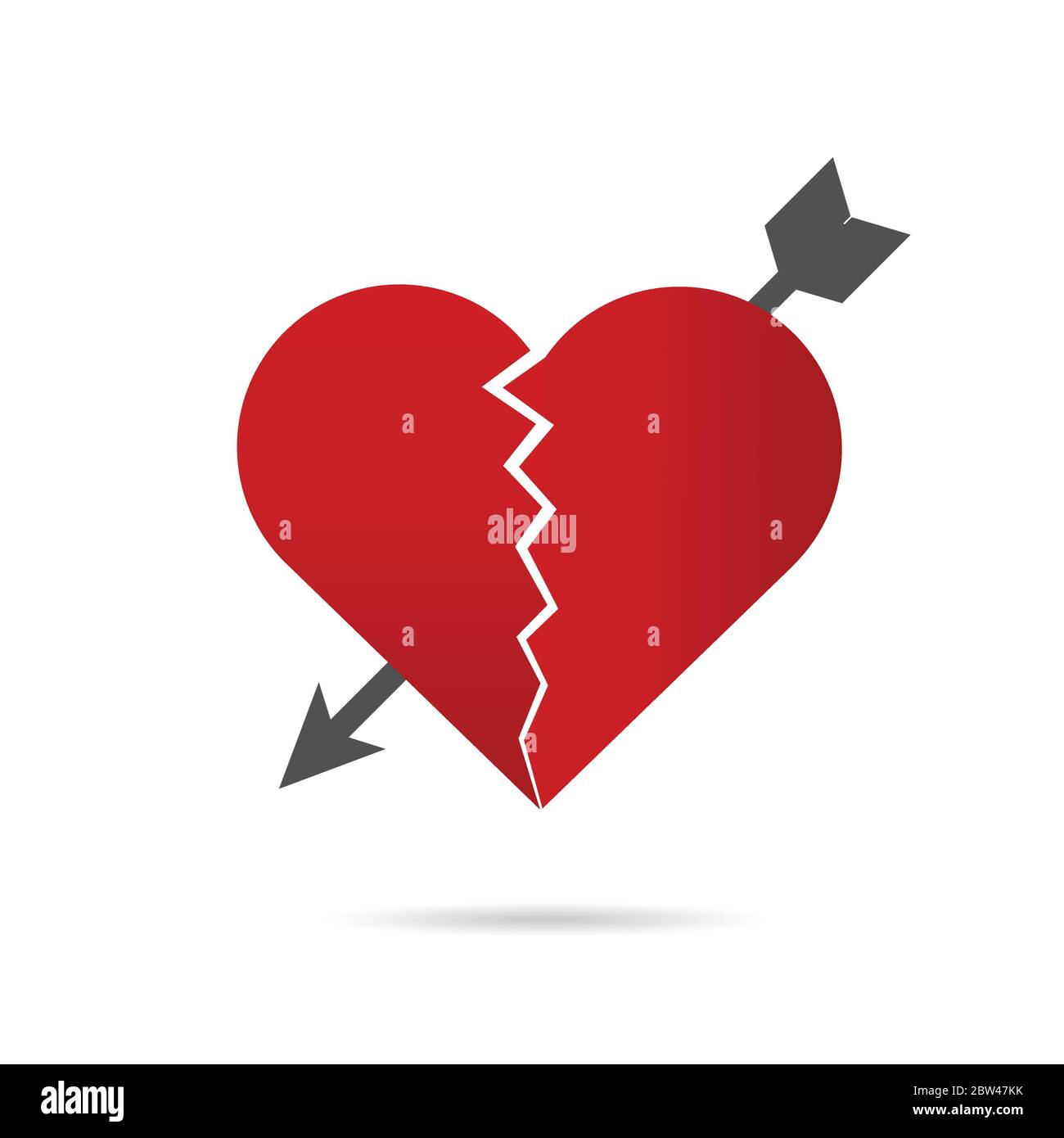 Heart break Stock Vector Images - Alamy