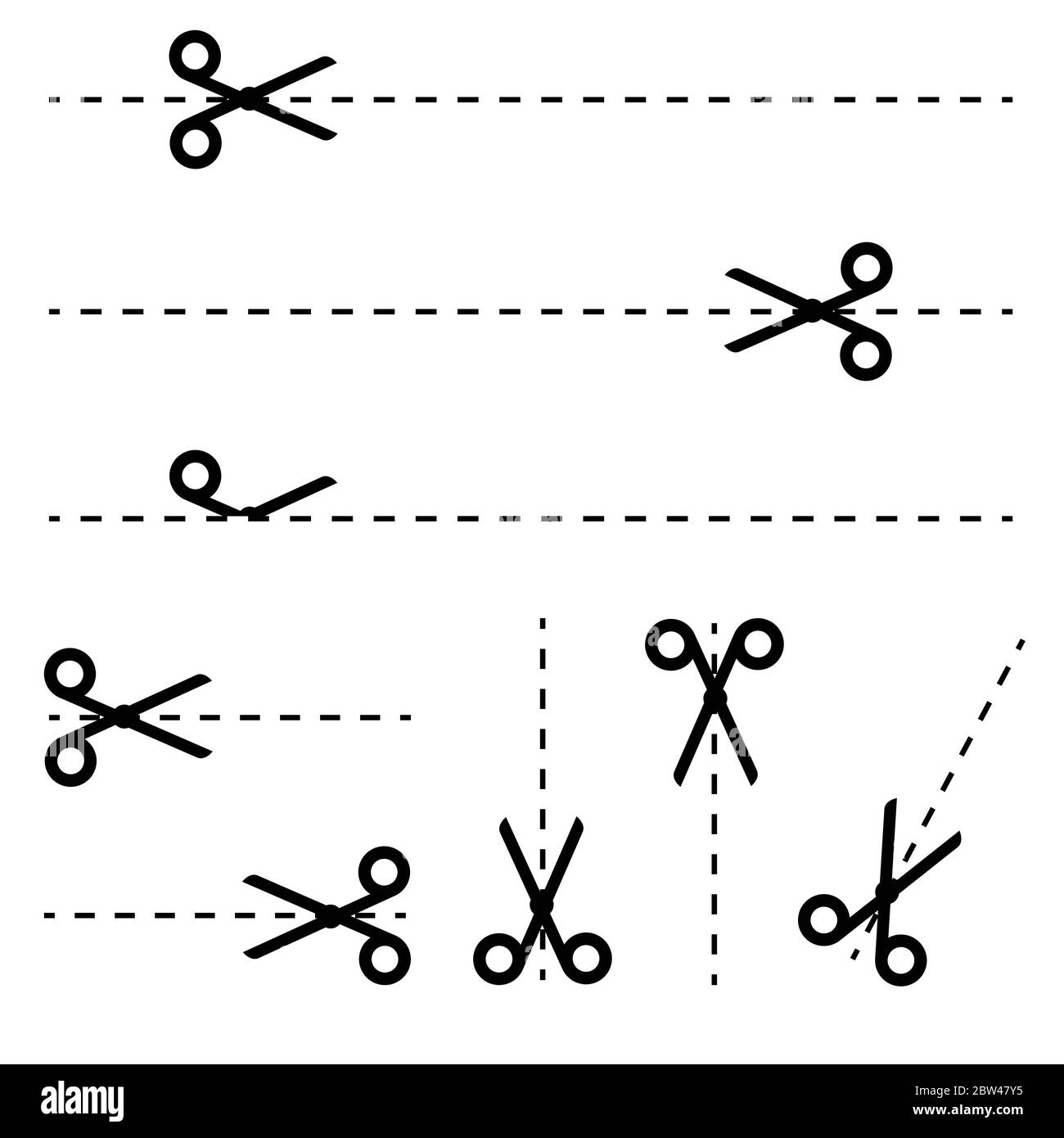 scissors illustration in black Stock Vector Image & Art - Alamy