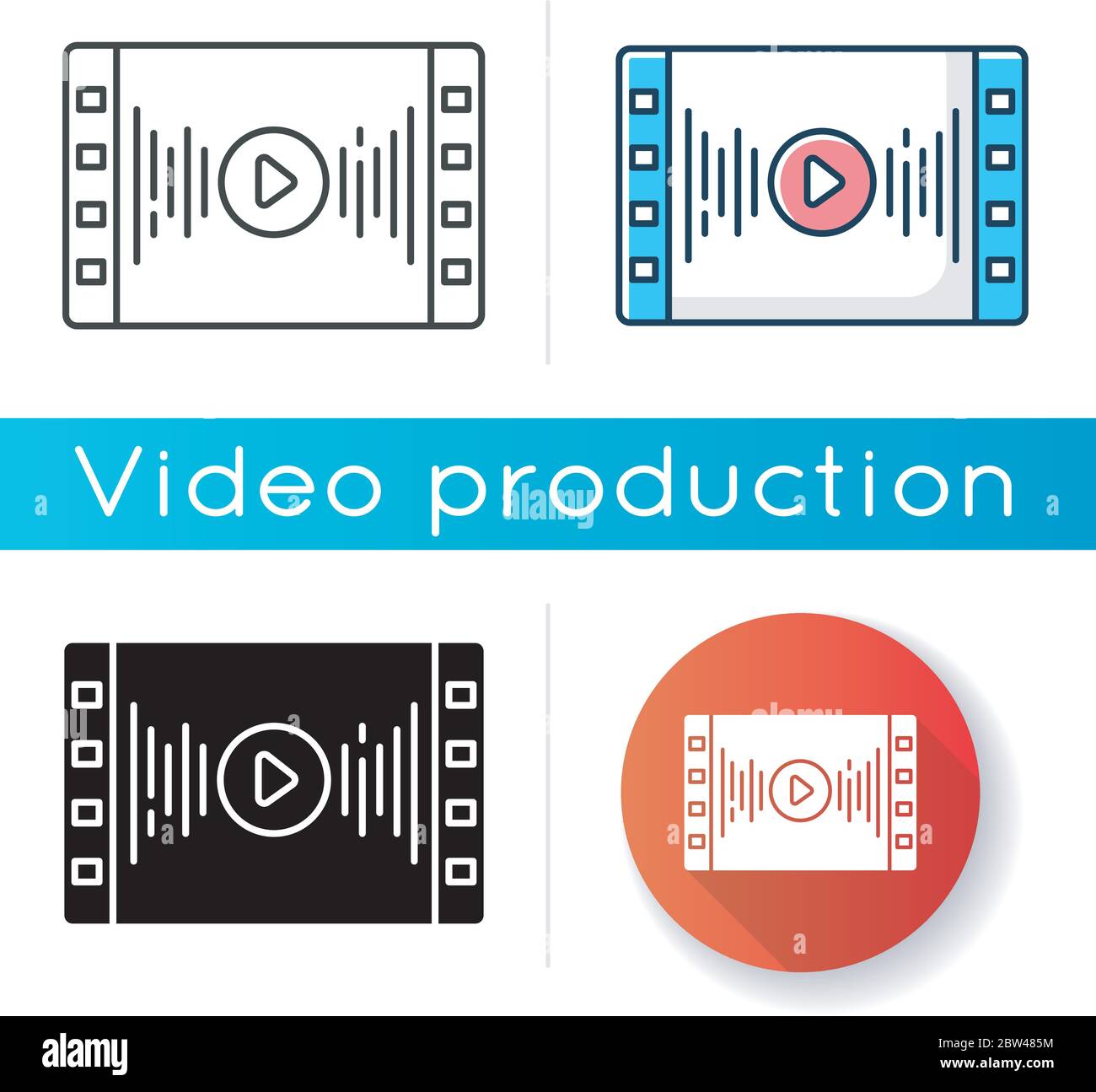 Music video icon Stock Vector Image & Art - Alamy