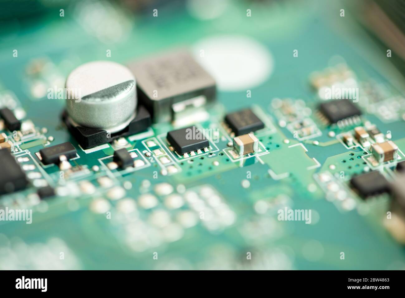 Close-up electronic circuit board Stock Photo - Alamy