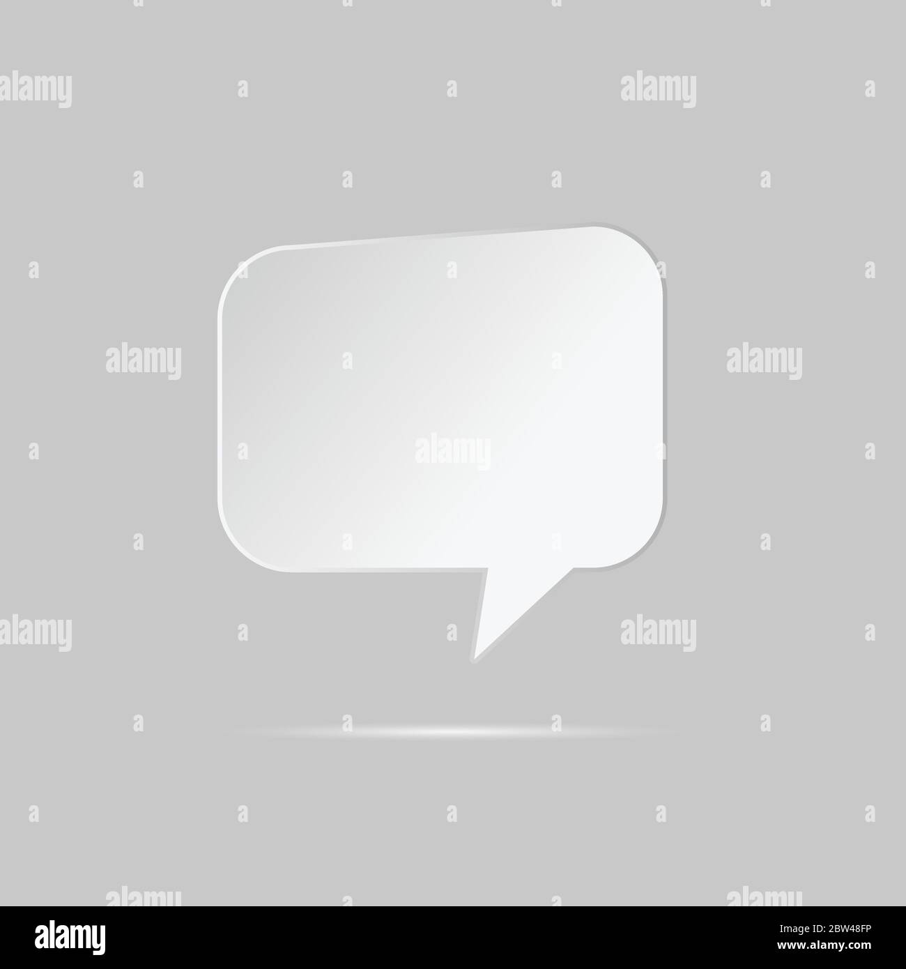 speech bubble grey communicate illustration Stock Vector Image & Art ...