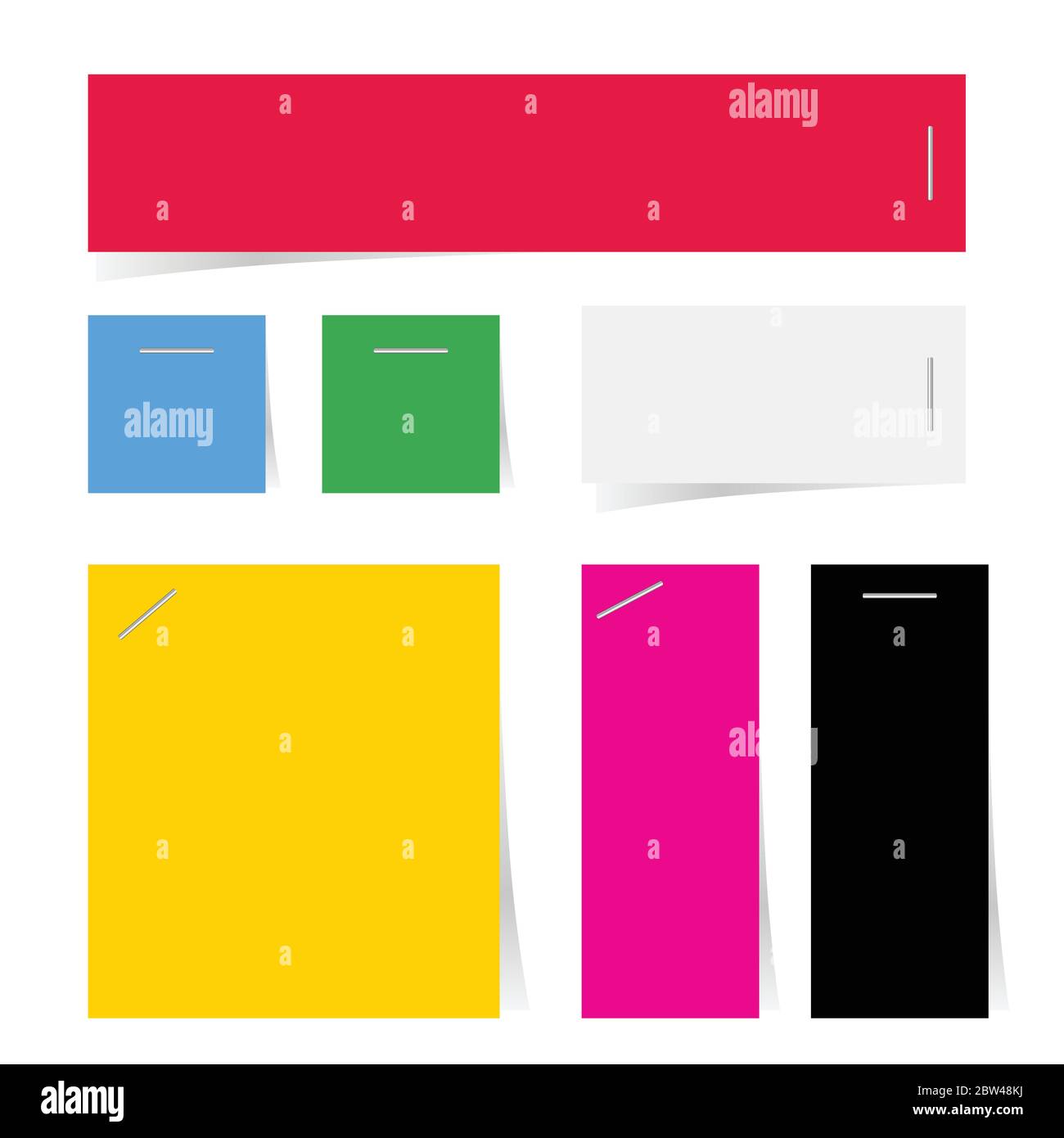 reminder set color illustration Stock Vector Image & Art - Alamy