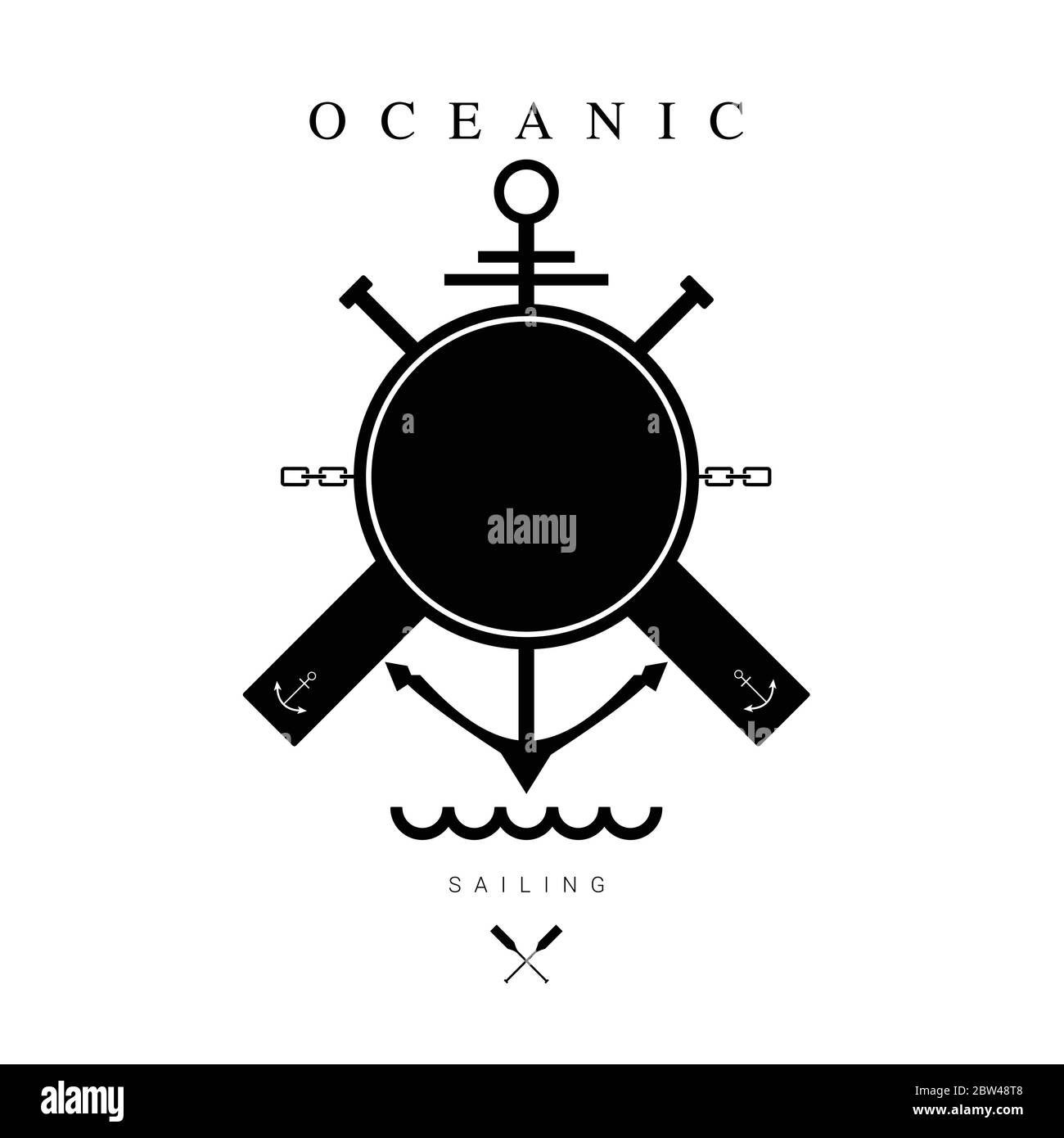 sailing icon black color illustration Stock Vector Image & Art - Alamy