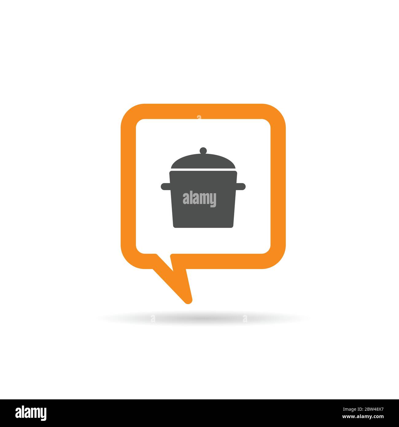 Simple square pot Cut Out Stock Images & Pictures - Alamy