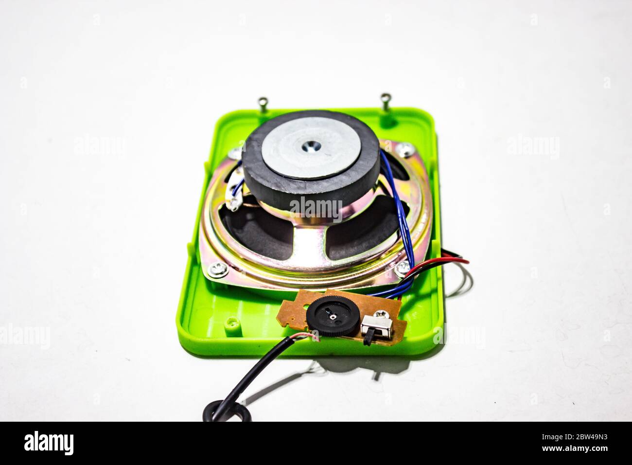 A picture of electric speaker Stock Photo - Alamy