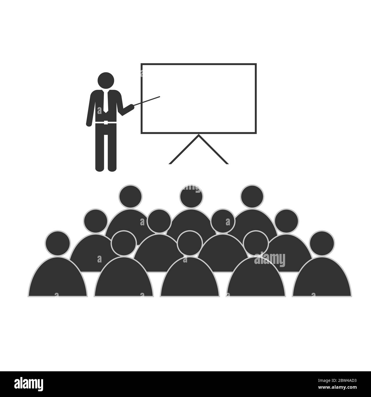 training with people icon illustration on white background Stock Vector ...