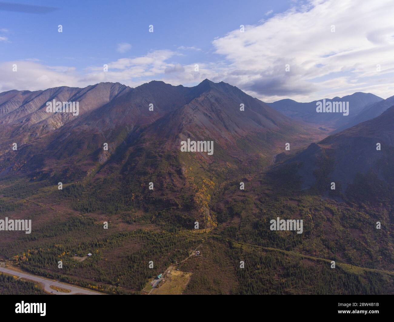 Denali National Park, Nenana River and Alaska Route 3 aka George Parks ...