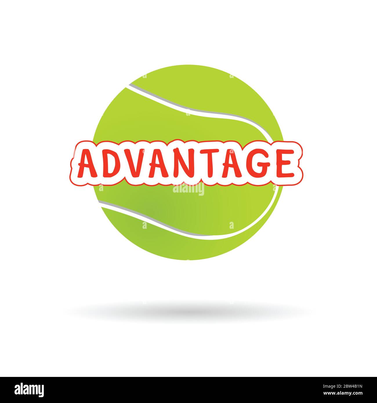 tennis ball green icon sport illustration Stock Vector Image & Art - Alamy