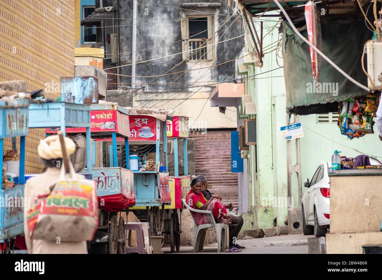 Indian stalls hi-res stock photography and images - Alamy