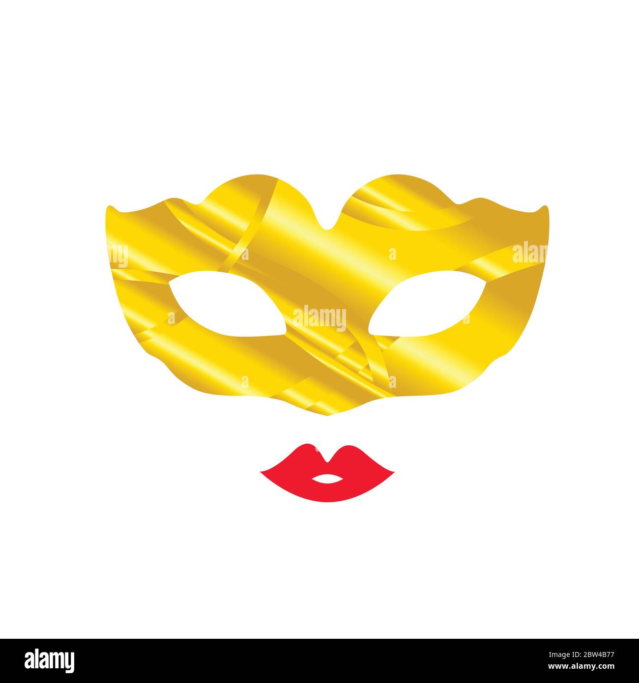 venice mask gold illustration in colorful Stock Vector Image & Art - Alamy