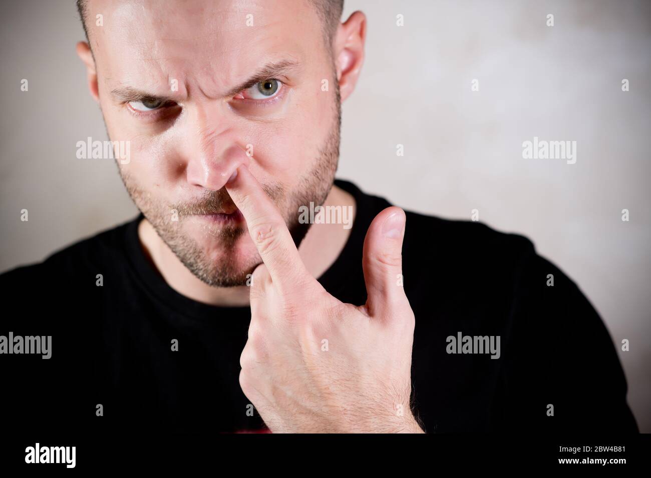 Finger nose hi-res stock photography and images - Alamy