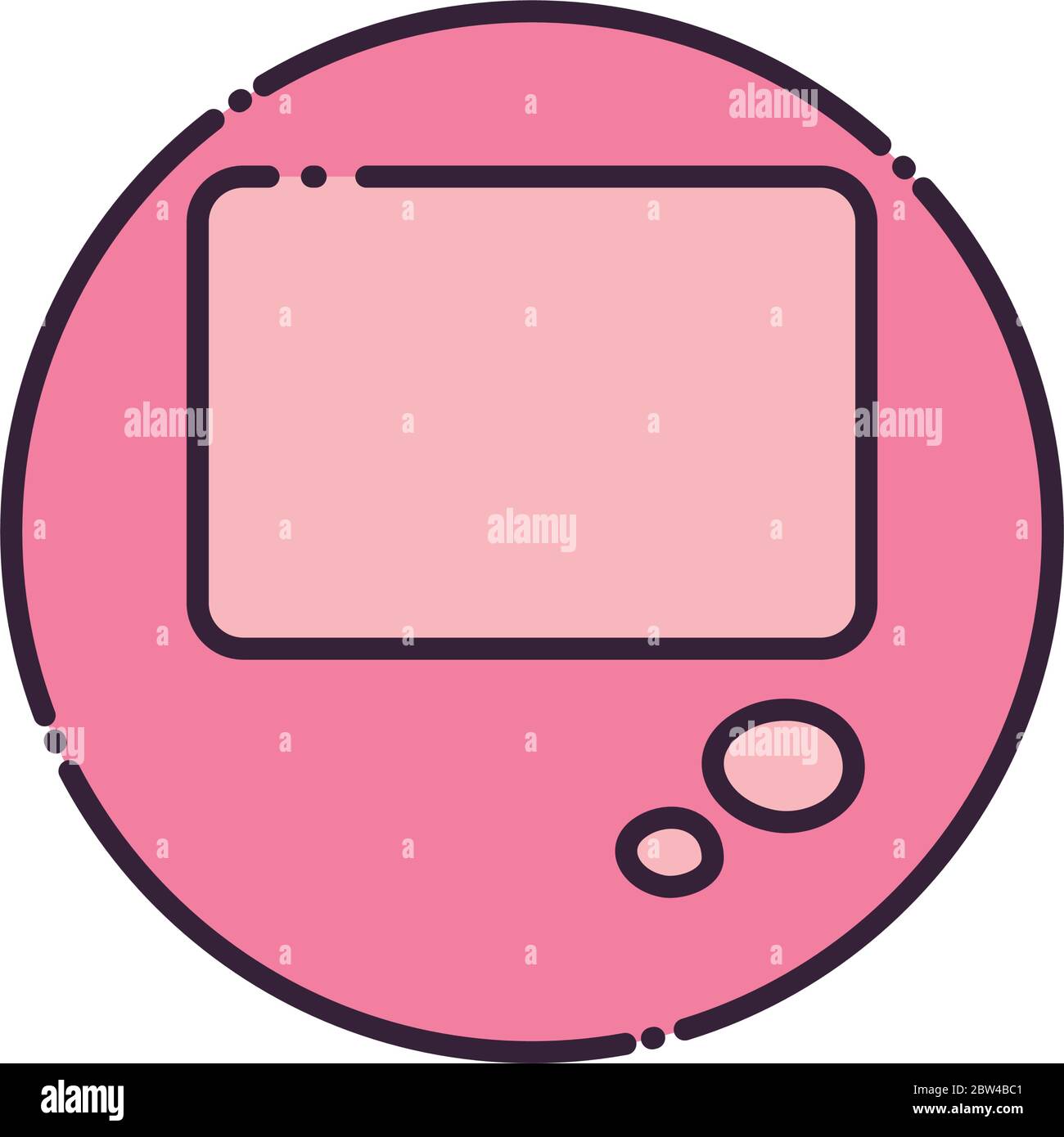 Rectangle communication bubble fill style icon design, Message ...