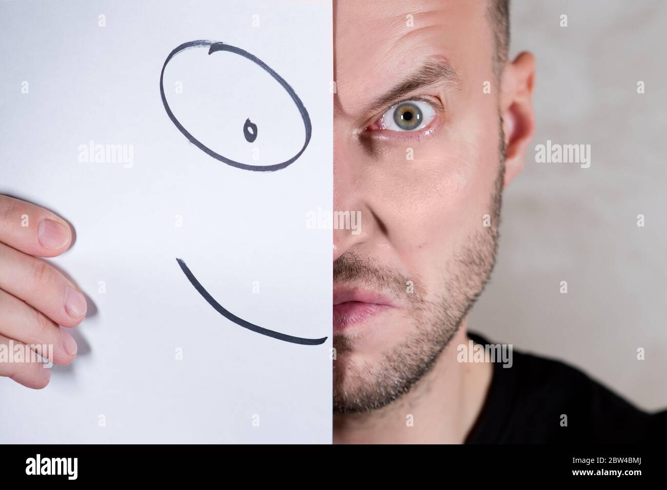 Two angry people face to face hi-res stock photography and images - Alamy