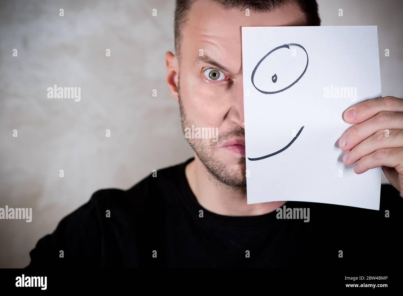 Two angry people face to face hi-res stock photography and images - Alamy