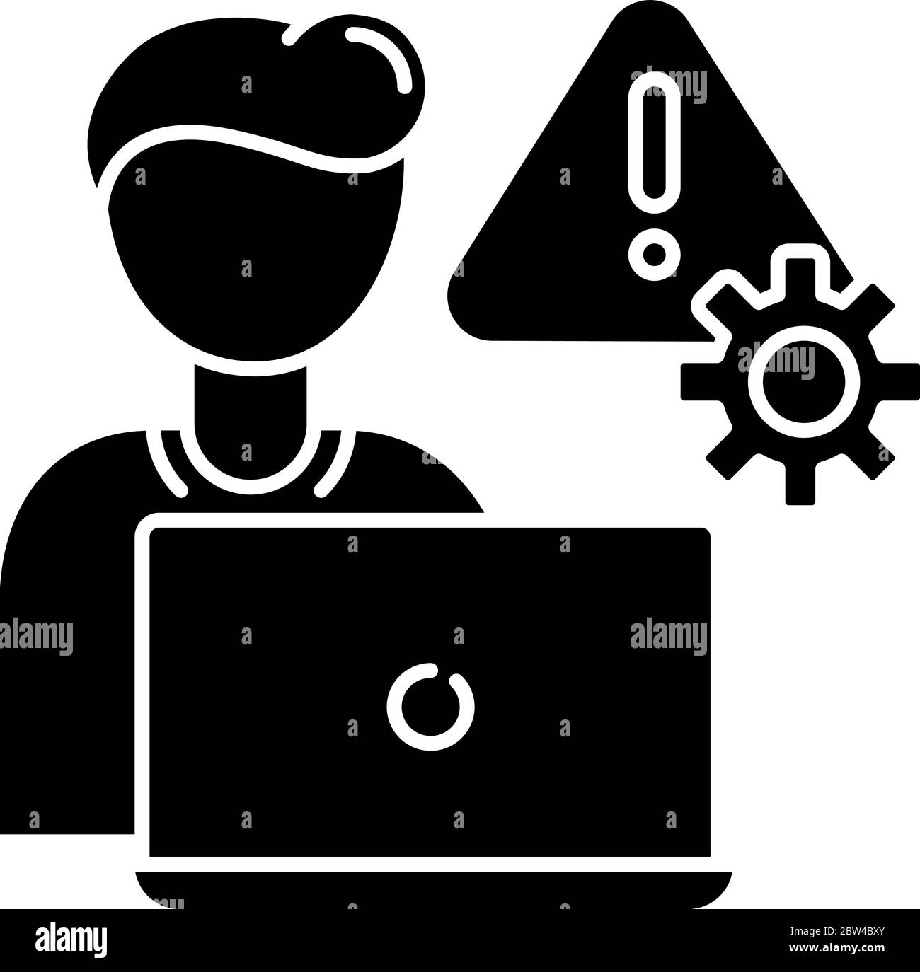 Risk assessment icon Black and White Stock Photos & Images - Alamy