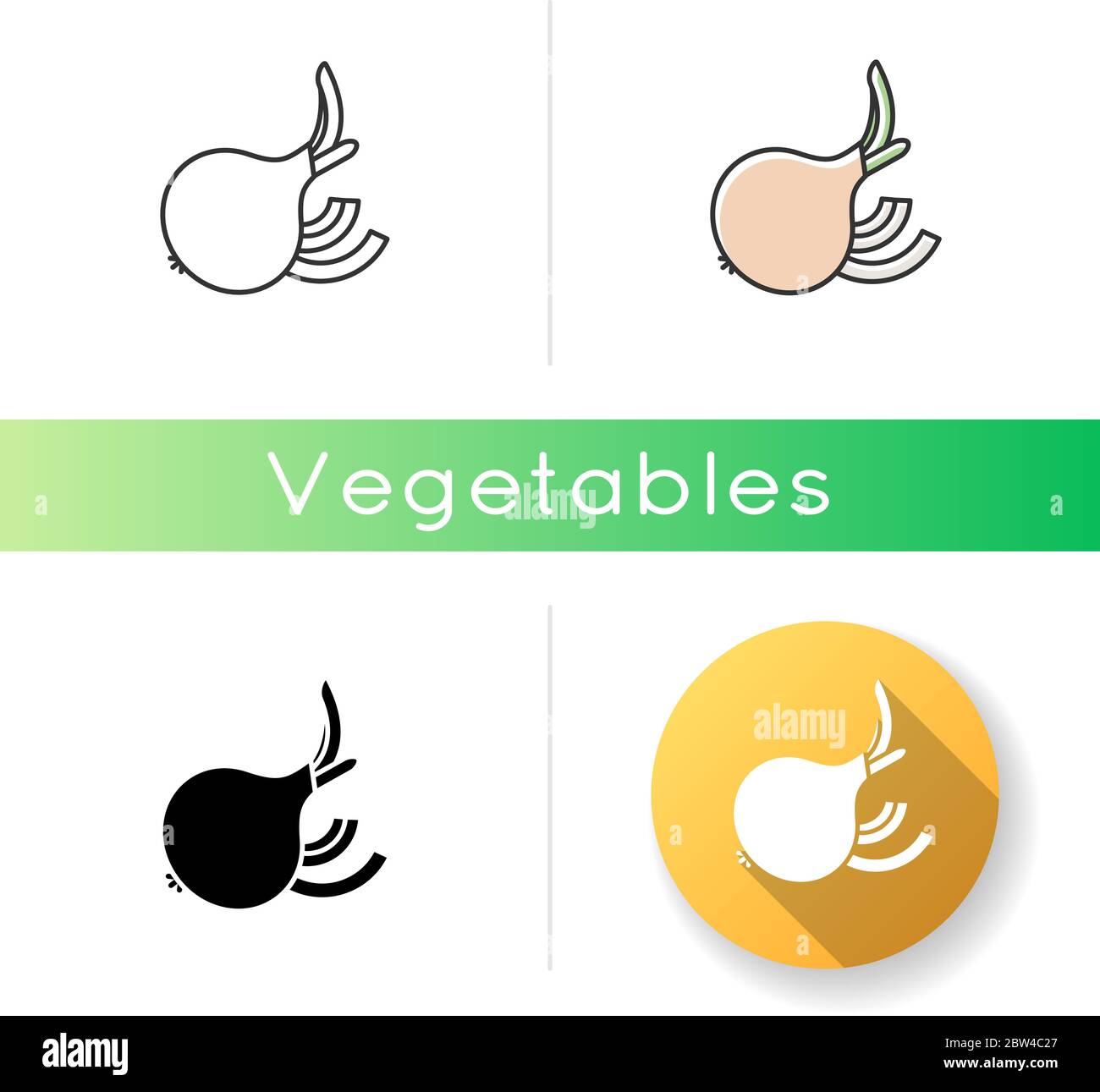 Onion bulb icon outline Stock Vector Images - Alamy