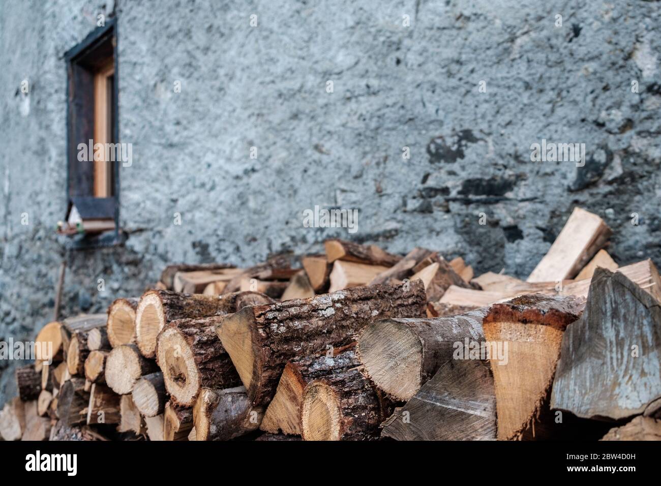 Lots of fire wood for the winter hi-res stock photography and images ...