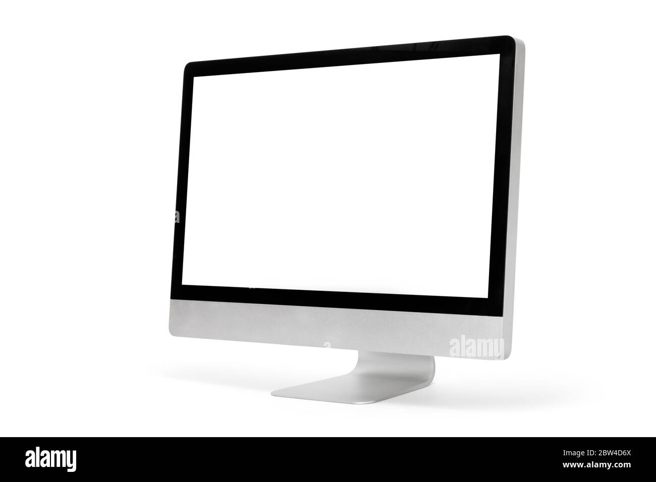 Computer monitor isolated on white background with clipping path Stock ...