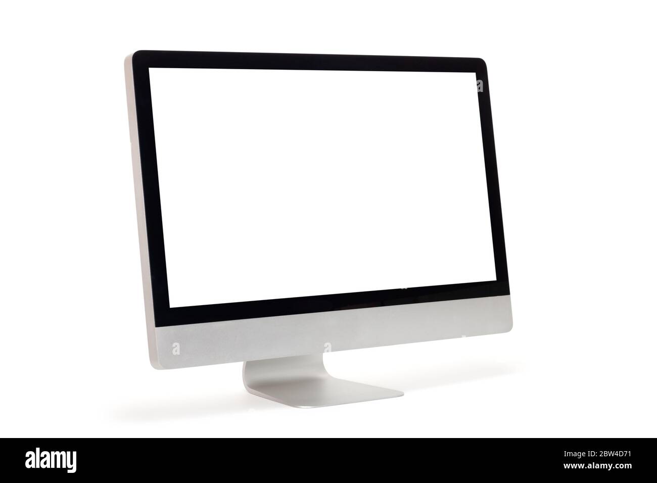 Computer monitor isolated on white background with clipping path and ...