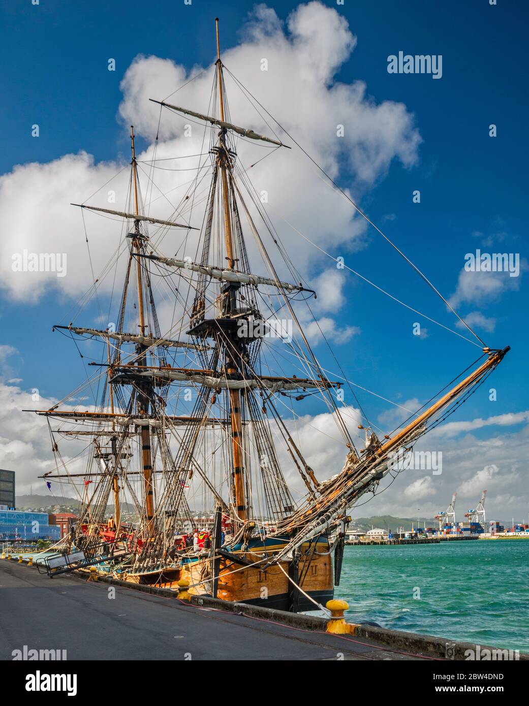 Endeavour historic ship replica (James Cook expedition ship) visiting ...