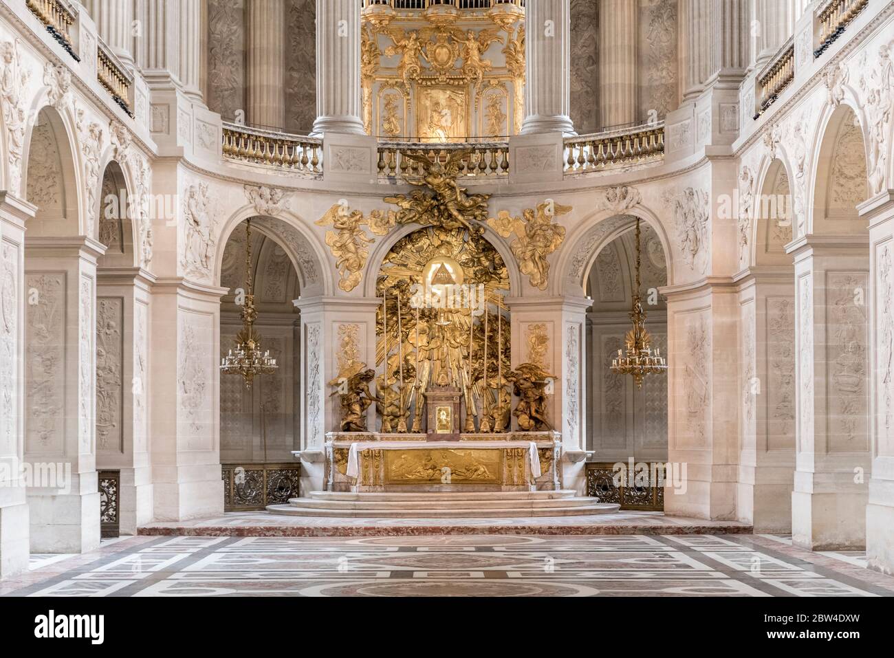 Chapel in Versailles Palace, Paris, France Stock Photo - Alamy