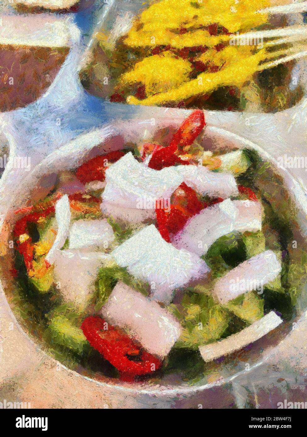 Impressionist painting restaurant hi-res stock photography and images ...