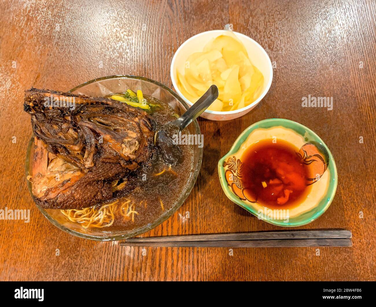 Chinese Roasted Duck Egg Noodle Soup (call Mi vit tiem in Vietnamese ...