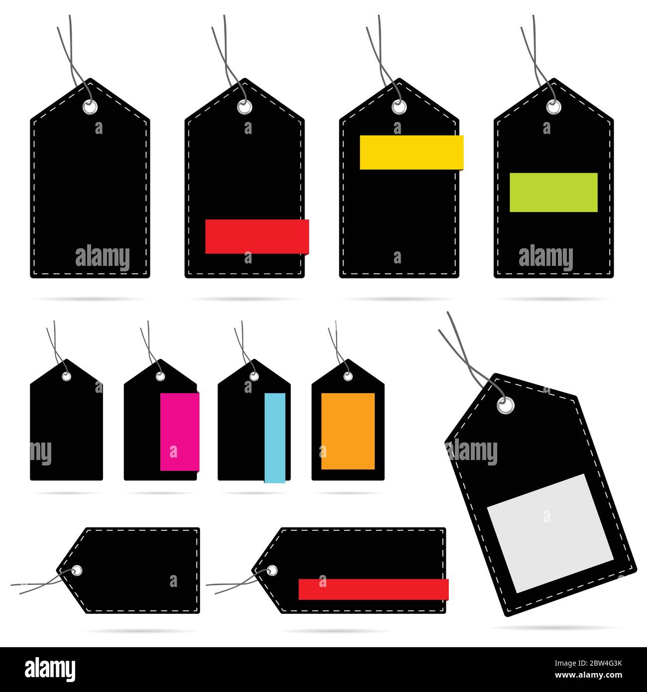 Blank etiquette Stock Vector Images - Alamy