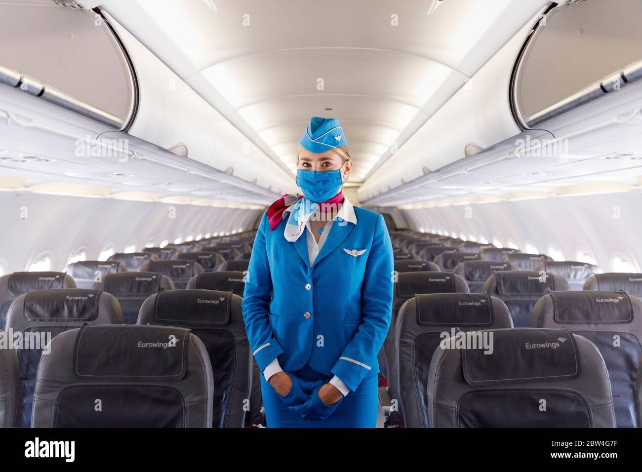 Eurowings flight attendant hi-res stock photography and images - Alamy