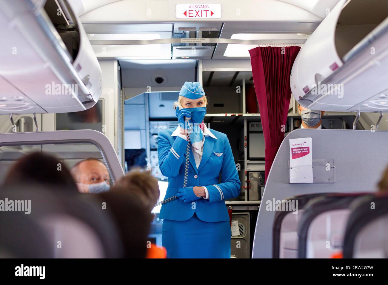 Eurowings flight attendant hi-res stock photography and images - Alamy