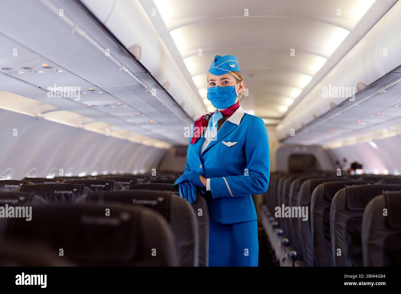 Eurowings flight attendant hi-res stock photography and images - Alamy