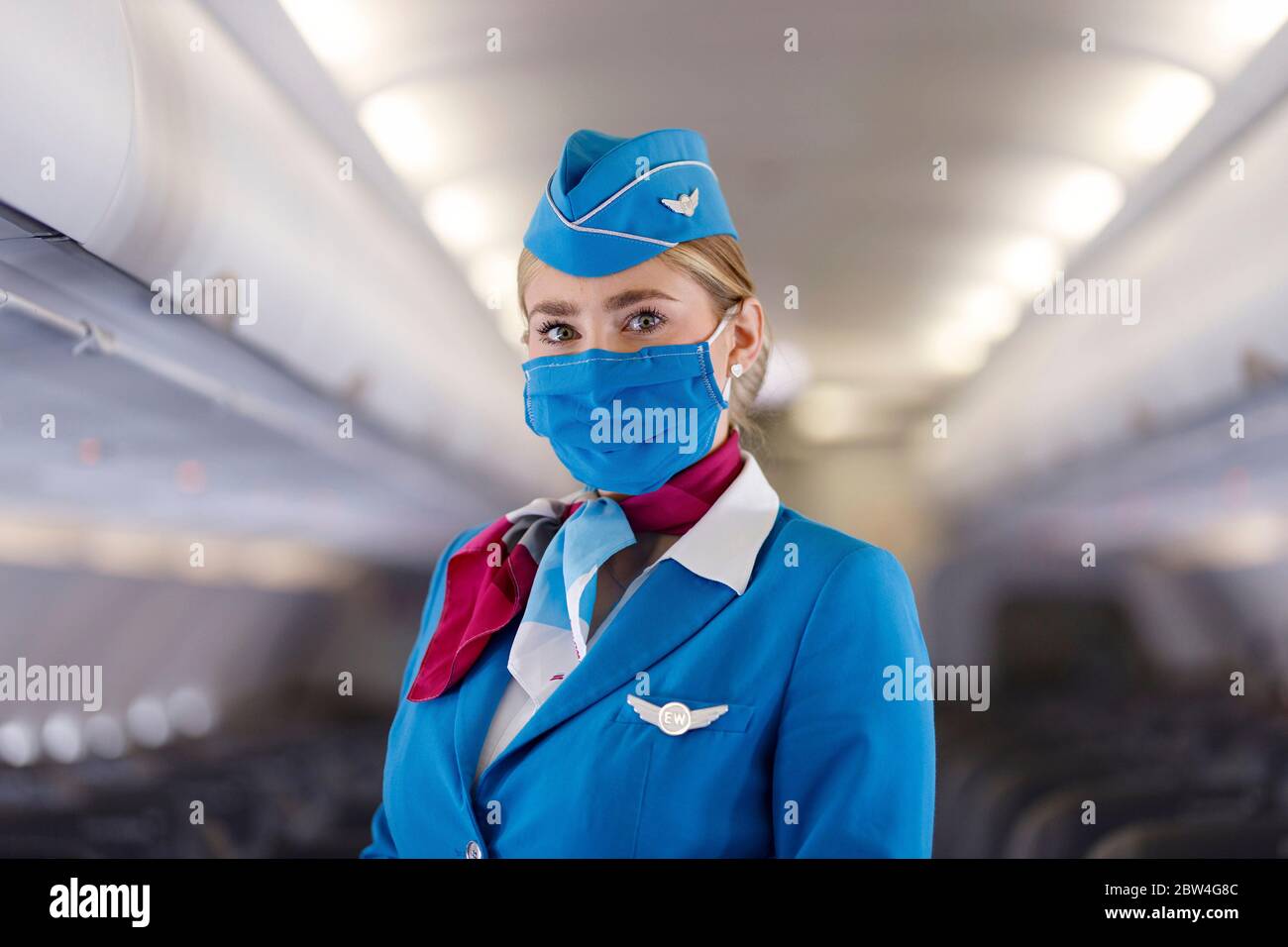 Eurowings flight attendant hi-res stock photography and images - Alamy