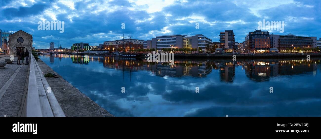 City centre dublin panorama hi-res stock photography and images - Alamy
