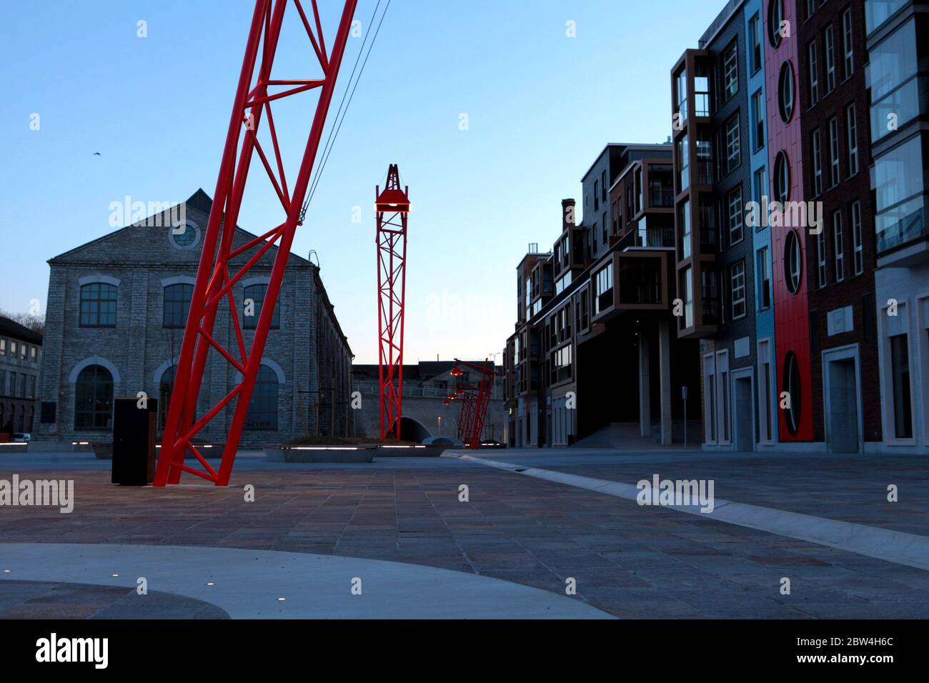 A new residential area at Port Noblessner at Tallinn, Estonia Stock ...