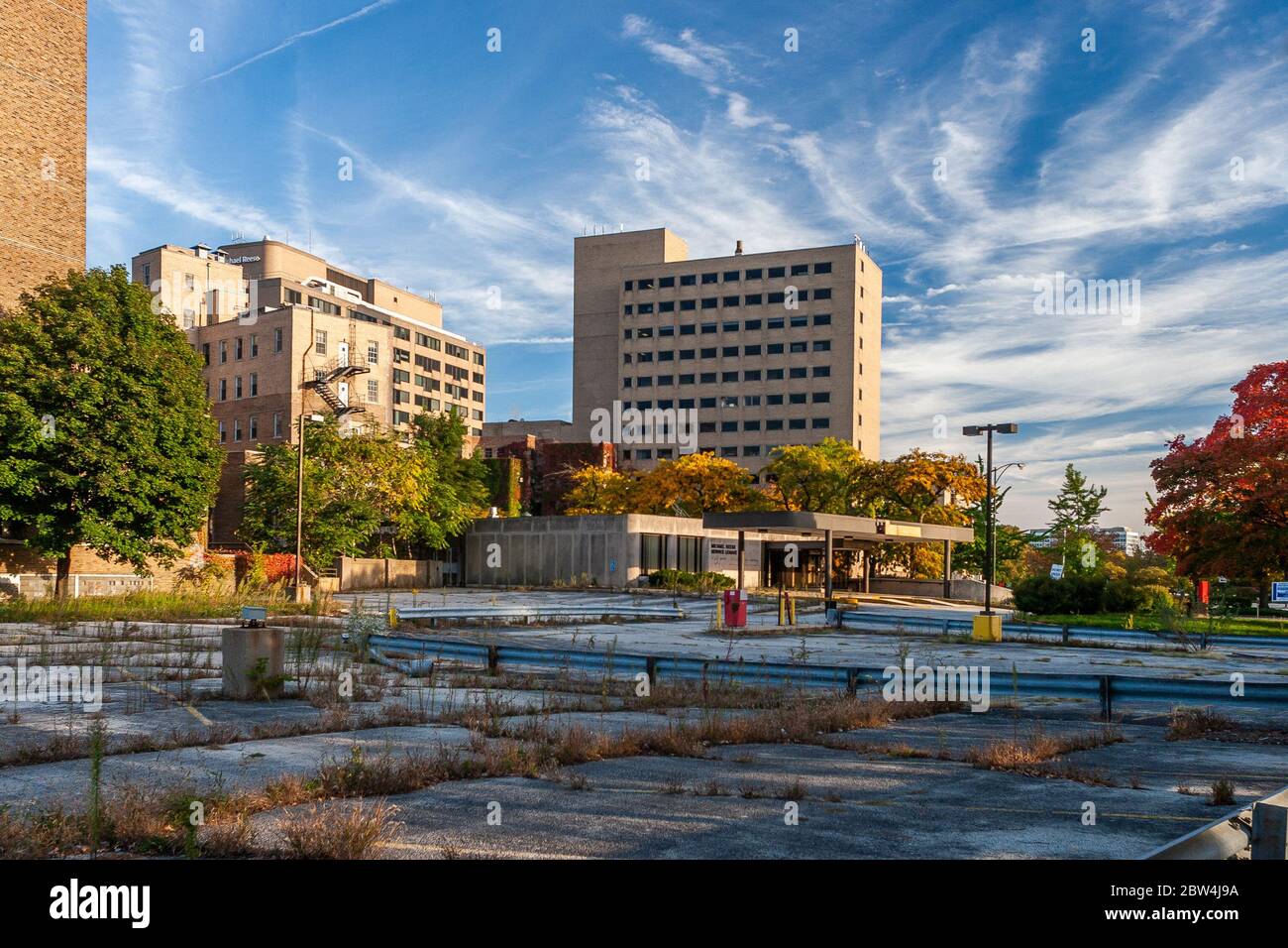 Michael Reese Hospital campus Stock Photo - Alamy