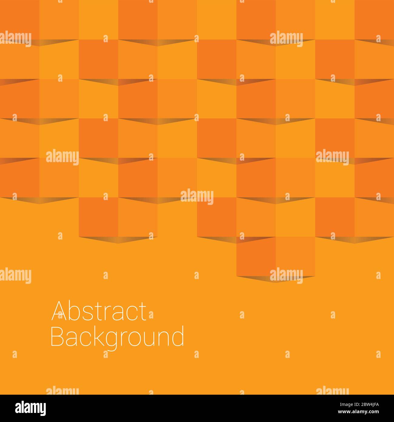 abstract background in orange color art illustration Stock Vector Image ...