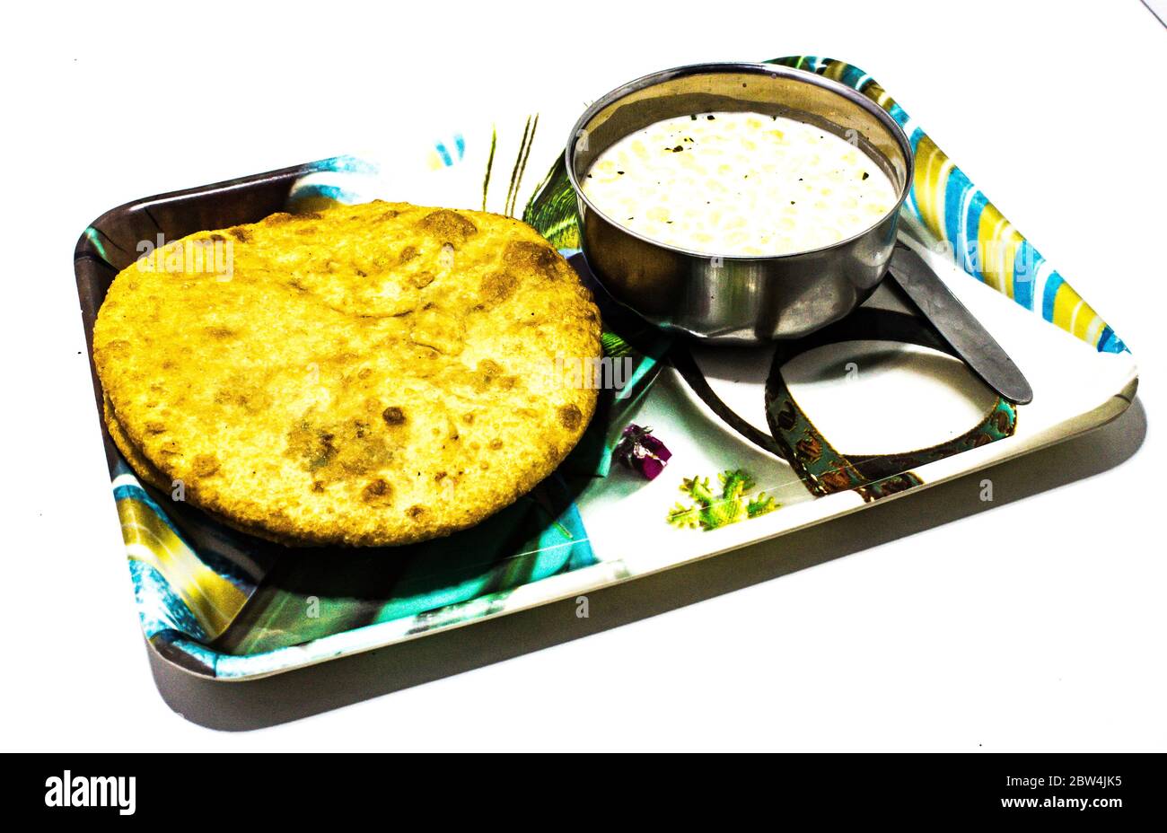 Indian traditional food cuisine Cut Out Stock Images & Pictures - Alamy