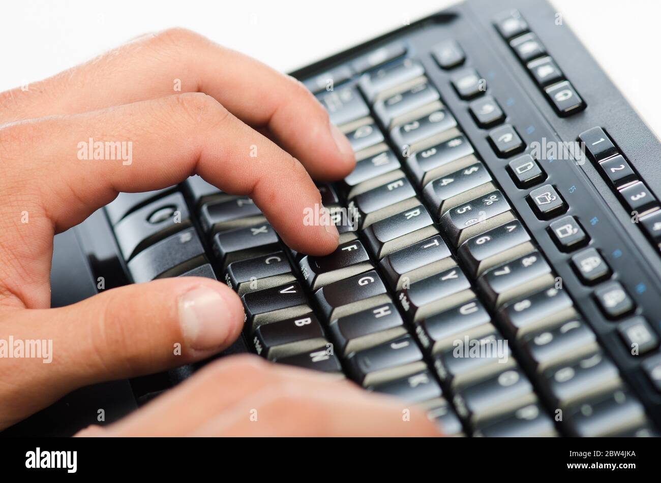 Black business mans hands typing hi-res stock photography and images ...
